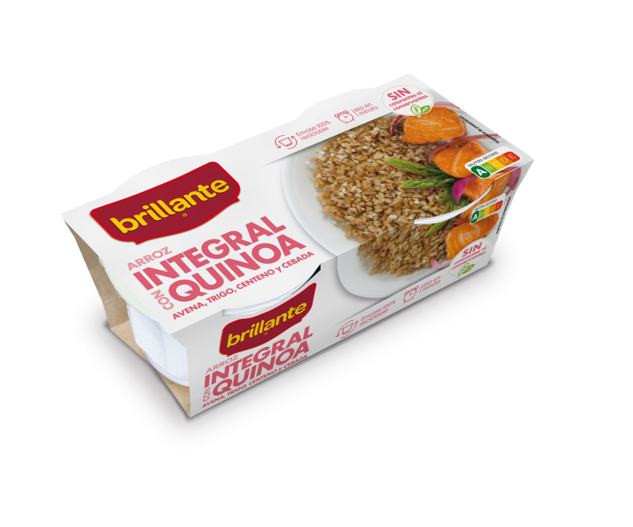 Vasitos de Arroz Integral con Quinoa | Brillante