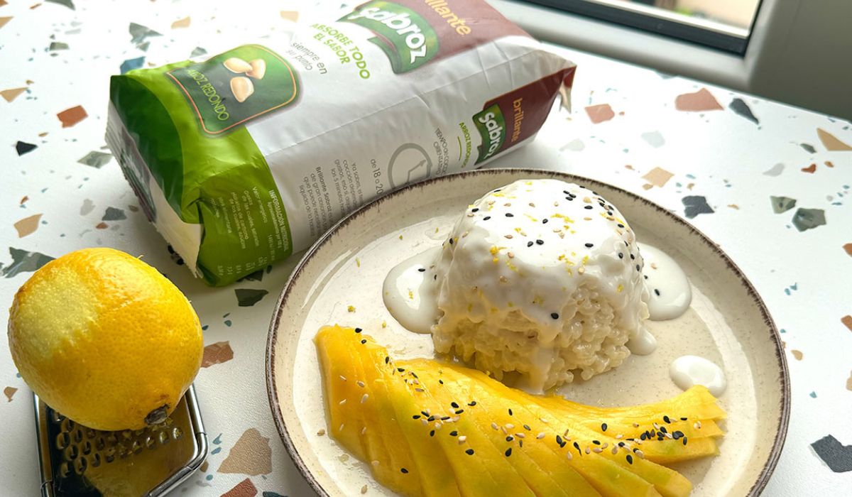 Arroz con Leche de Coco y Mango: Receta Saludable| Brillante